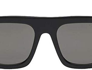 Tom Ford FT0711 01A Shiny Black Fausto Square Sunglasses Lens Category 3 Size 5