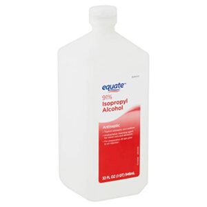 equate isopropyl rubbing alcohol 91%, 32oz