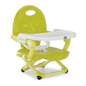 chicco pocket snack booster seat (lime)