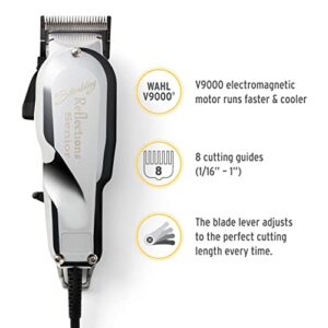 Wahl Professional Reflections Senior Clipper - Great for Professional Stylists and Barbers - with Metal Housing and Chrome Lid