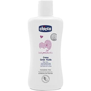 chicco crema corpo fluida body lotion baby moments 200 ml 0m+