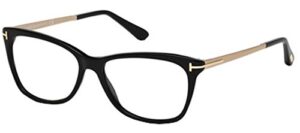 tom ford eyeglasses tf 5353 eyeglasses 001 black 54mm