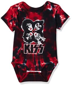 liquid blue baby boys kiss faces burst onesie t shirt, tie/dye, 12-18 months us