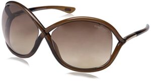 tom ford women’s ft0009 sunglasses, brown