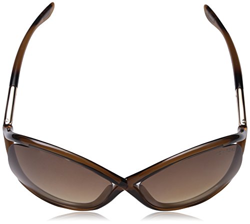 Tom Ford Women's FT0009 Sunglasses, Brown