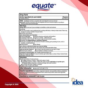 Equate, Cimetidine 200 Mg - Heartburn Medicine, Stomach Acid Reducer, 60ct (3 Pack) Bundle With Exclusive "Say "No" To Indigestion And Heartburn" - Better Idea Guide (4 Items)