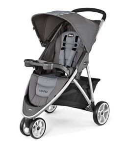 chicco viaro quick-fold stroller – graphite | grey