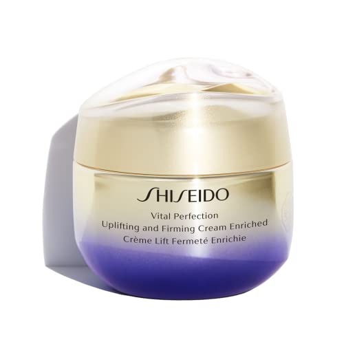 Shiseido Vital Perfection Uplifting and Firming Cream Enriched - 50 mL - Anti-Aging Moisturizer for Very Dry Skin - Visibly Lifts & Firms