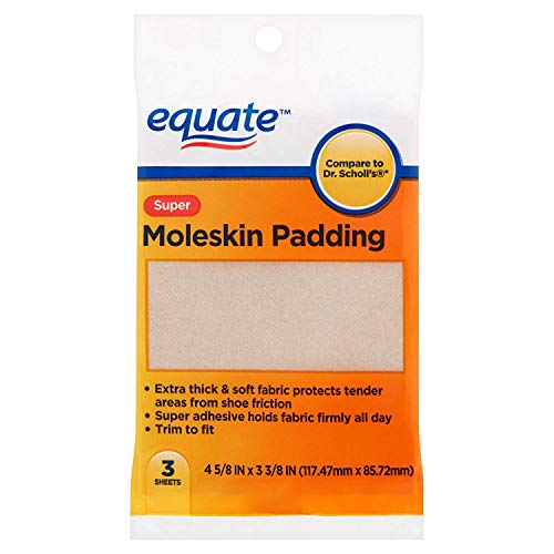 Equate Super Moleskin Padding, 3 Count