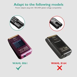 for Wahl Shaver Charger, Lnauy 2V Power Cord Compatible with Wahl 8061/8786-1001/8163 / 7367/7357 / 7353/7029 / 7060/7035 / 7339/7356 Replacement Clipper Trimmer Power Supply Adapter