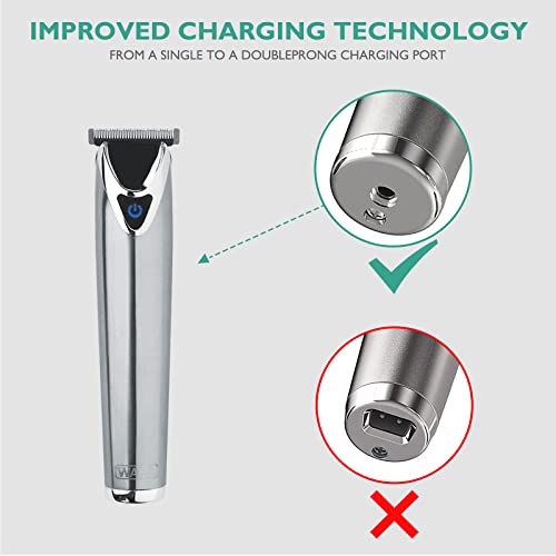 for Wahl Trimmer Charger, Lnauy Charger Compatible with Wahl 9888L 9818L 9818 9854L 9876L Groomer Clipper S004mu0400090 9854-600 97581-405 9867-300 Replacement Shaver Power Supply Cord