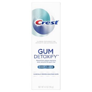 crest gum detoxify deep clean toothpaste, 4.1 oz