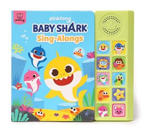 baby shark sing-alongs 10 button sound book | baby shark toys | learning & education toys | interactive baby books for toddlers 1-3 | gifts for boys & girls