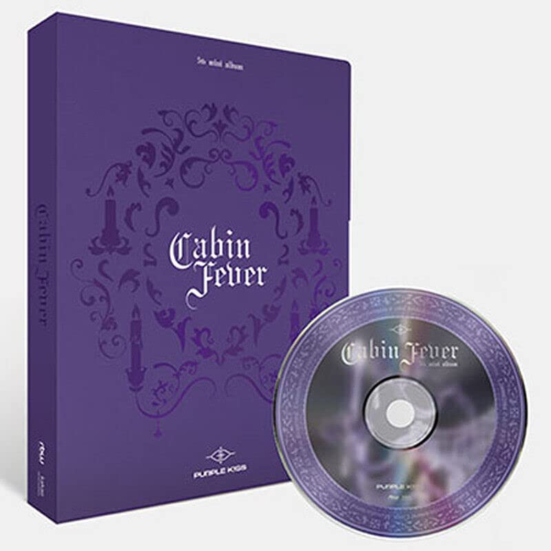 (Incl. First Press Poster) PURPLE KISS CABIN FEVER 5th Mini Album ( PURPLE Ver. ) K-POP SEALED