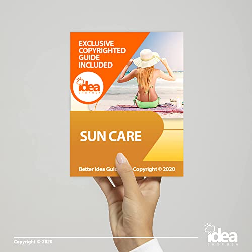 After Sun Equate | Sunburn Relief Gel with Aloe, 20 oz + "SUN CARE" Better Idea Guide - (1 pack)