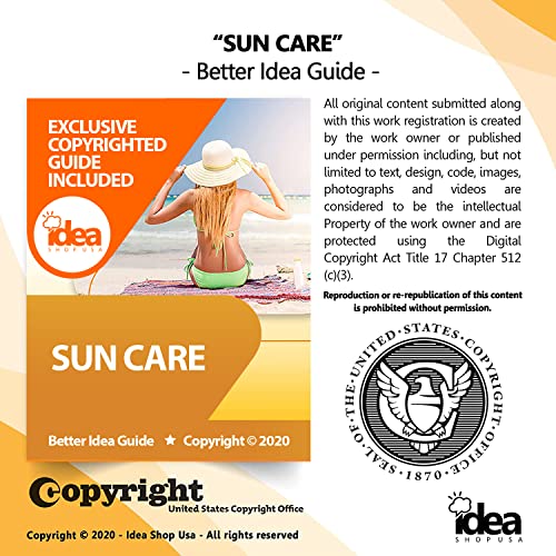 After Sun Equate | Sunburn Relief Gel with Aloe, 20 oz + "SUN CARE" Better Idea Guide - (1 pack)