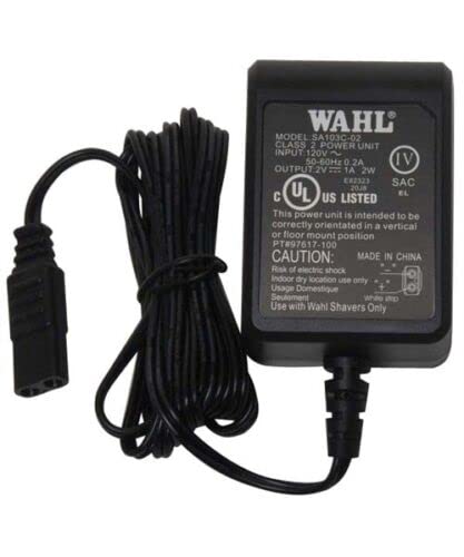 WAHL 5 STAR SHAVER 8061 POWER CHARGER # 97617-100 CHARGING ADAPTER # SA103C-02