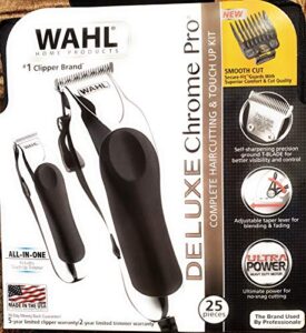 wahl deluxe chrome pro haircutting kit