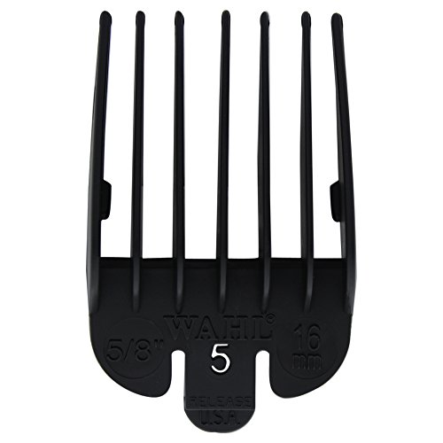 Wahl Professional - Black Nylon Cutting Guide #5 (5/8") - Fits All Full-size Wahl Professional Blades Except the Competition Series & 5-in-1 Magic Blades