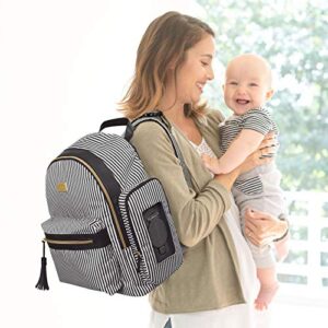 Carter's Handle It All Diaper Backpack - Black Stripe