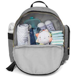 Carter's Handle It All Diaper Backpack - Black Stripe