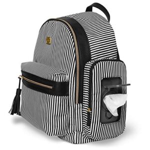 Carter's Handle It All Diaper Backpack - Black Stripe