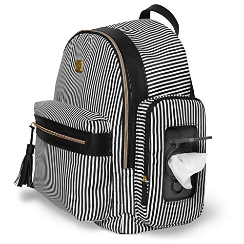 Carter's Handle It All Diaper Backpack - Black Stripe