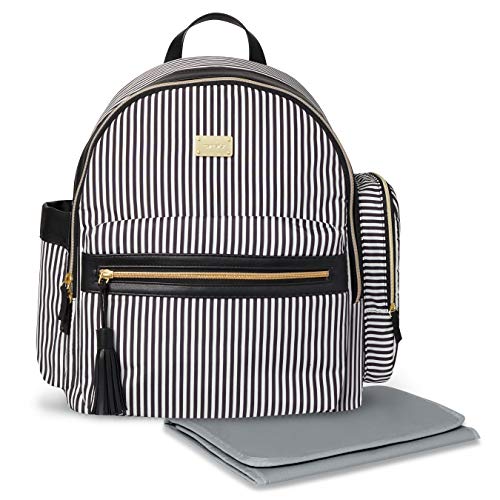 Carter's Handle It All Diaper Backpack - Black Stripe