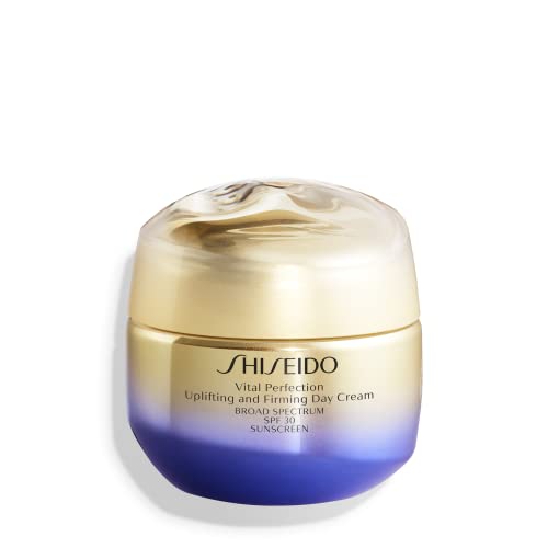 Shiseido Vital Perfection Uplifting and Firming Day Cream SPF 30-50 mL - Broad-Spectrum SPF 30 Anti-Aging Moisturizer - Visibly Lifts, Firms & Improves Appearance of Fine Lines & Wrinkles