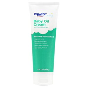 equate aloe & vitamin e baby oil cream 8 oz (pack of 4)