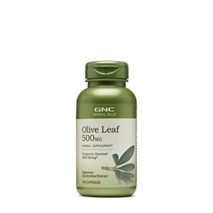 gnc herbal plus olive leaf 500 mg