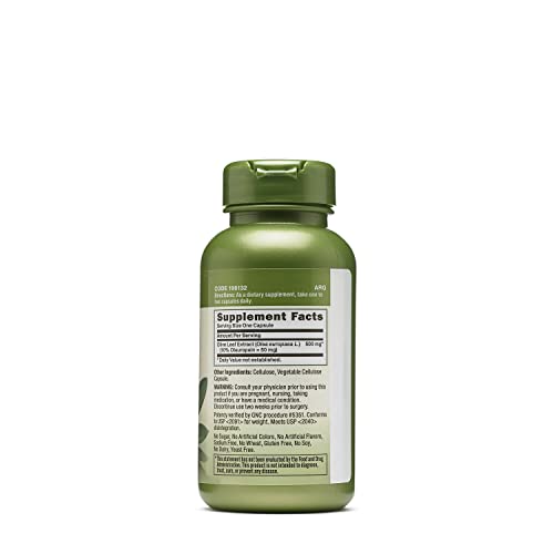 GNC Herbal Plus Olive Leaf 500 mg