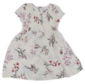 old navy toddler girls dress (white floral) (5t)