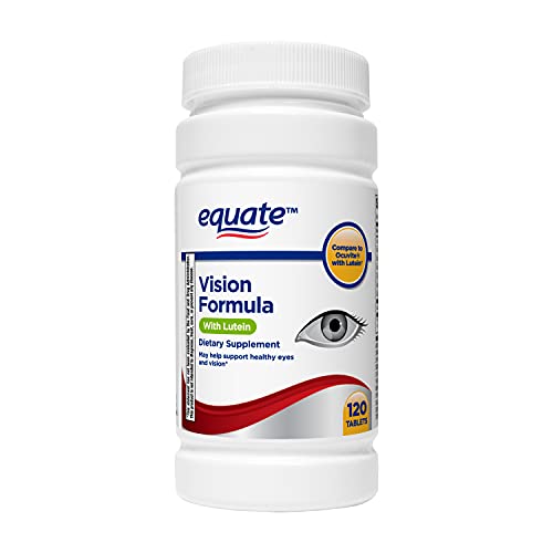 Equate - Vision Formula with Lutein, Eye Health Vitamin and Mineral Supplement, 120 Tablets by Equate