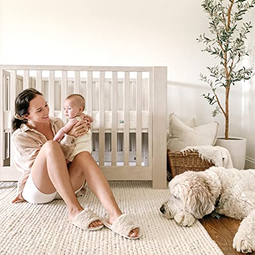 Newton Baby Crib Mattress and Toddler Bed - 100% Breathable, Babies Can Breathe Right Through It, 100% Washable, Non-Toxic, Better Than Organic - Removable Cover -Deluxe 5.5" Thick - White