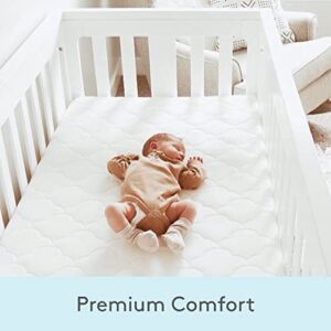 Newton Baby Crib Mattress and Toddler Bed - 100% Breathable, Babies Can Breathe Right Through It, 100% Washable, Non-Toxic, Better Than Organic - Removable Cover -Deluxe 5.5" Thick - White