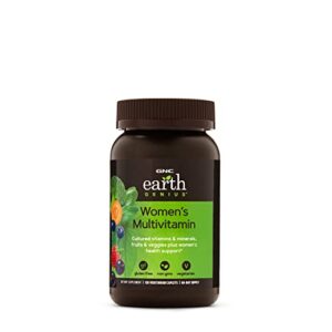 GNC Earth Genius Women's Multivitamin, 120 Vegetarian Caplets, Supports Women’s Nutrition