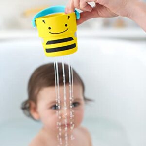 Skip Hop Baby Bath Toy, Zoo Stack & Pour Buckets