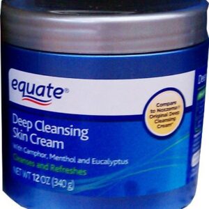 Deep Cleansing Skin Cream by Equate 12oz Compare to Noxzema Original Deep Cleansing Cream