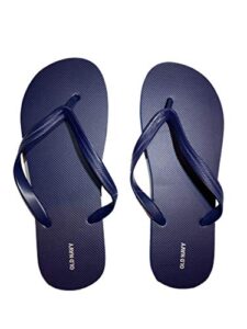 old navy mens flip flops, dark blue 12/13