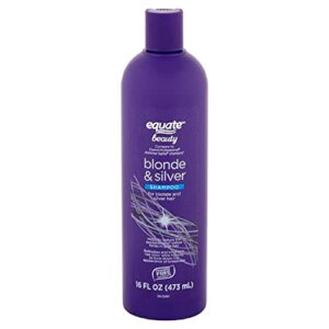 equate blonde & silver color protection daily shampoo 2-pack || boar bristle hair brush packaged by salty pelican