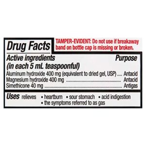 Equate - Antacid/Anti-Gas Liquid - Maximum Strength, Cherry Flavor, 12 fl oz (Pack of 2)