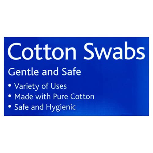 Equate Cotton Swabs, Gentle, Hygienic and Safe, 500 Count (PACK OF 3)