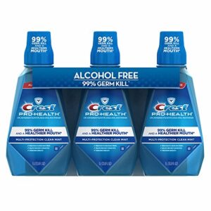 crest 76380 pro health multiprotection rinse 3 pack 1 l, shape