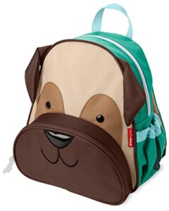 skip hop toddler backpack, zoo preschool ages 3-4, pug