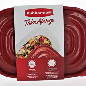 Rubbermaid 7F55RETCHIL 3 Piece Take Alongs Rectangular Containers