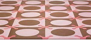 Skip Hop 20 Piece 70"x56" PlaySpot Floor Mat, Pink/Brown (Discontinued by Manufacturer)