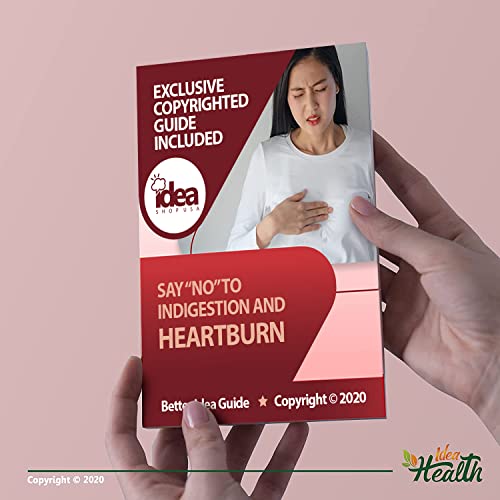 Cimetidine 200 mg - Acid Reducer & Heartburn Relief by Equate, 120Ct Bundle with Exclusive "Say "NO" to Indigestion and Heartburn" - Better Idea Guide (2 Items)