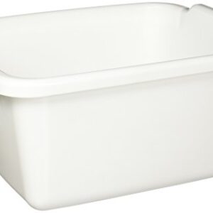 Rubbermaid Dish Bucket, 15.6-Quart, Clear (FG2970ARWHT),White