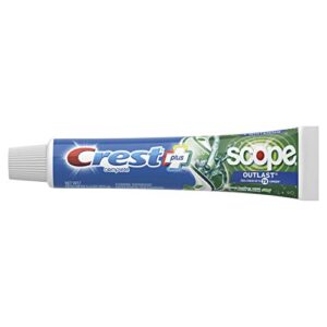 Crest + Scope Outlast Complete Whitening Toothpaste, Mint, 5.4 oz, Pack of 2